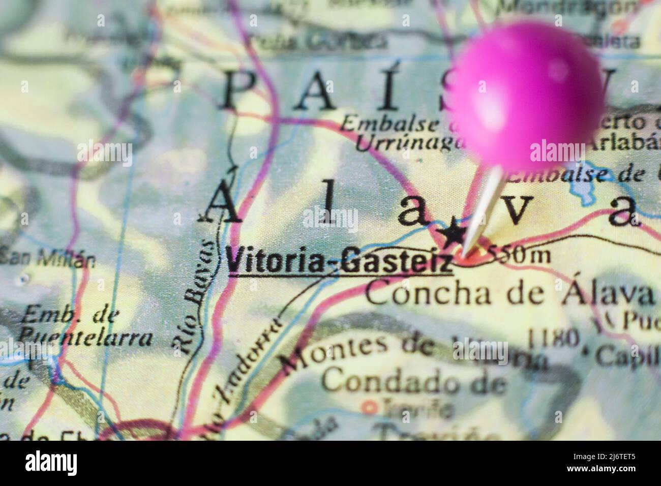Northern spain map hi-res stock photography and images - Alamy
