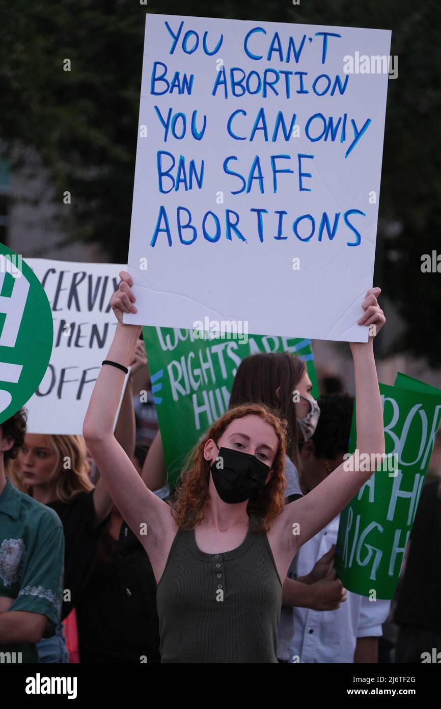 May 3, 2022, Tucson, Arizona, U.S: Around a thousand Pro Choice abortion rights demonstrators ...