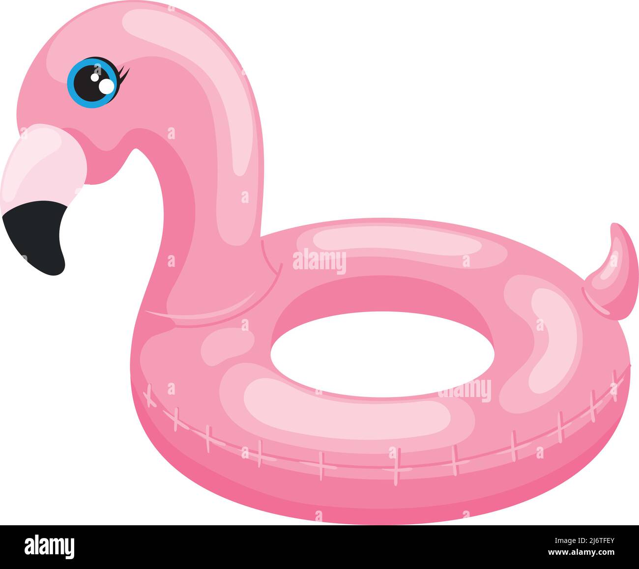 flamingo inflatable float ring Stock Vector Image & Art - Alamy