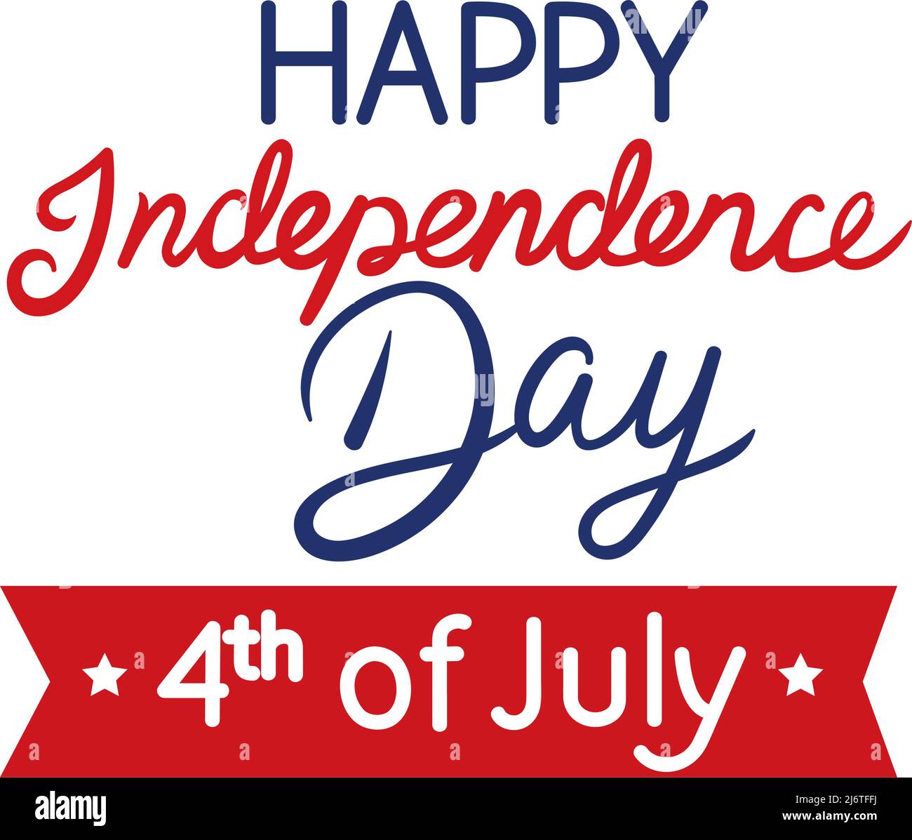 4th of july lettering Stock Vector Image & Art - Alamy
