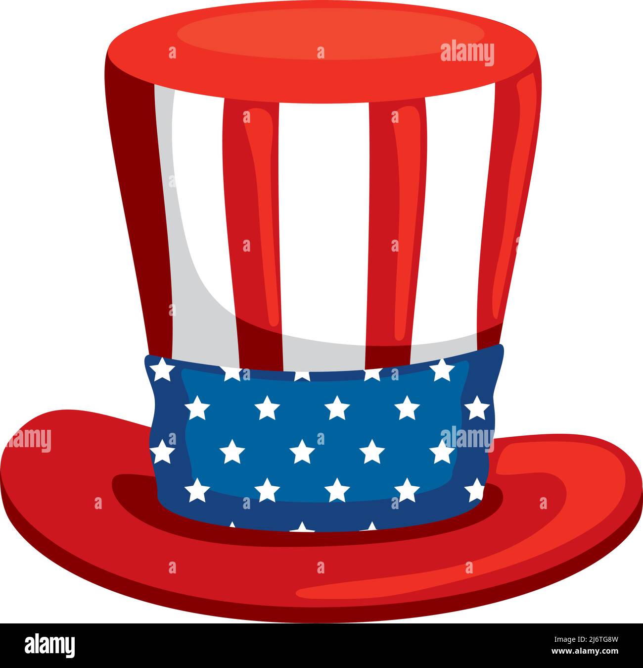 usa flag in tophat Stock Vector Image & Art - Alamy