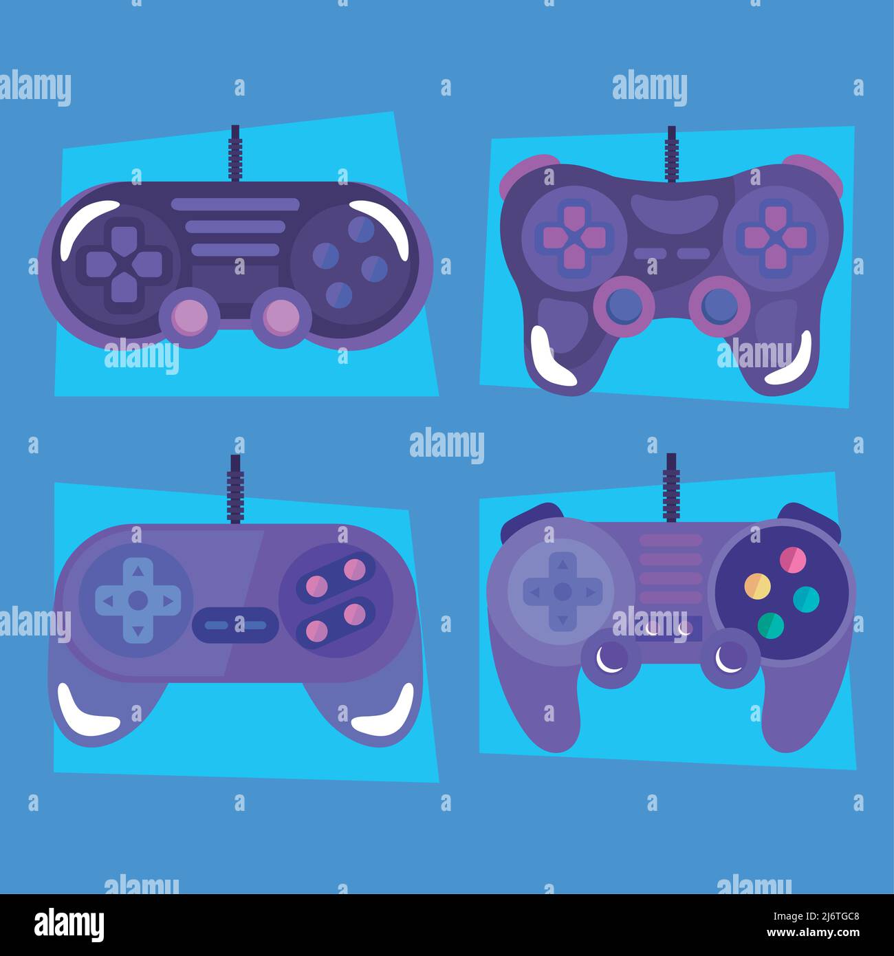 Video game gadgets devices Stock Vector Images - Alamy