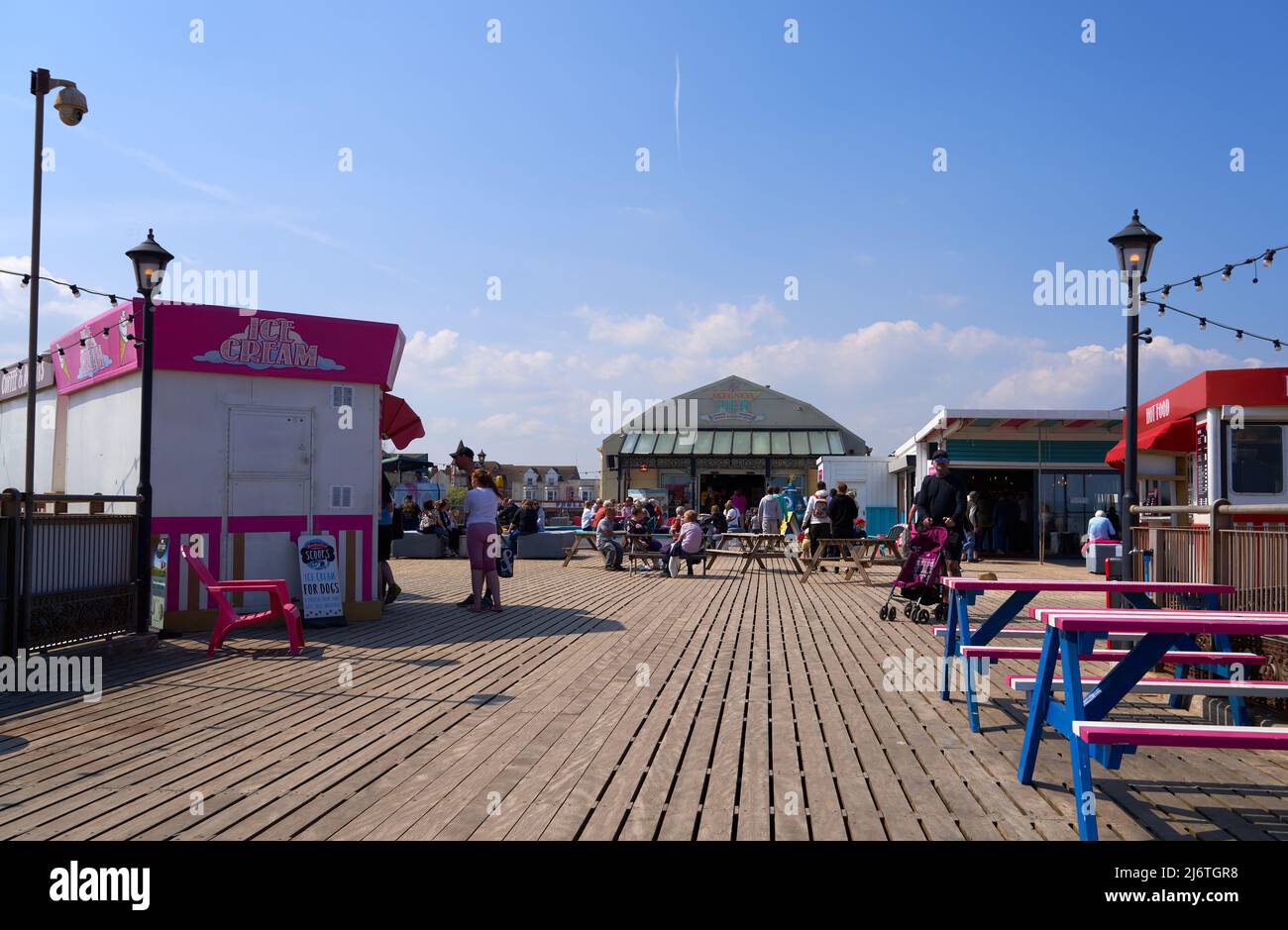 Skegness boardwalk hi-res stock photography and images - Alamy