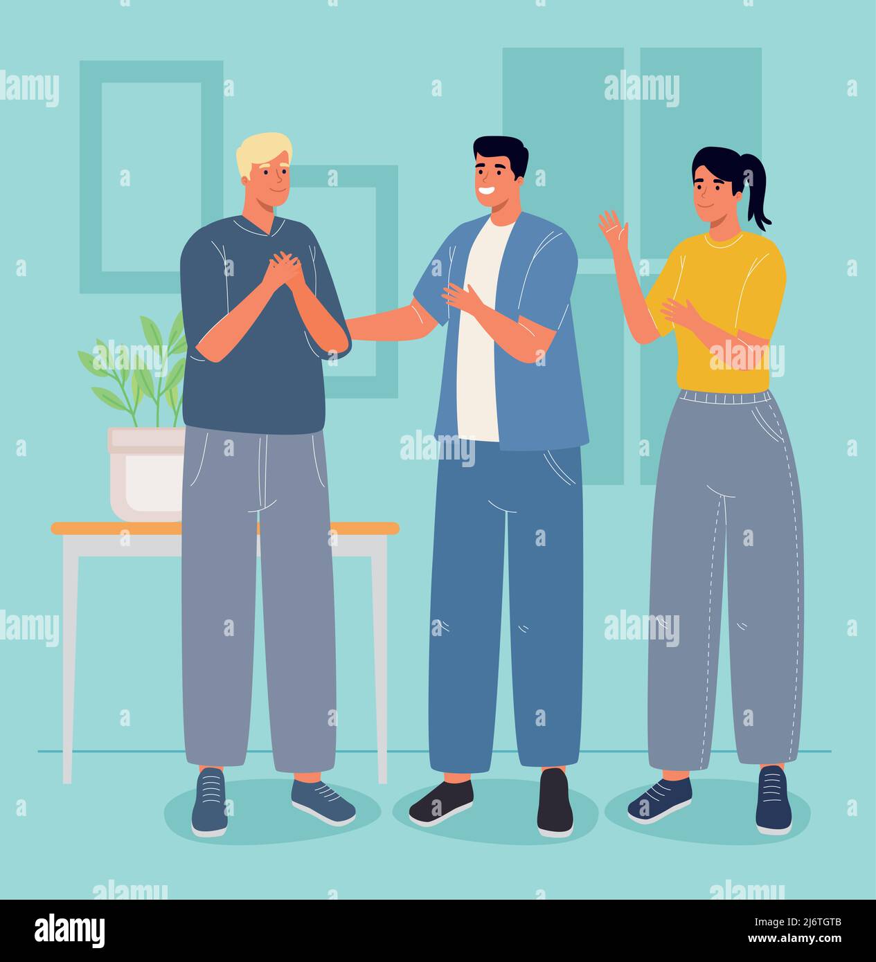 Active speaking Stock Vector Images - Alamy