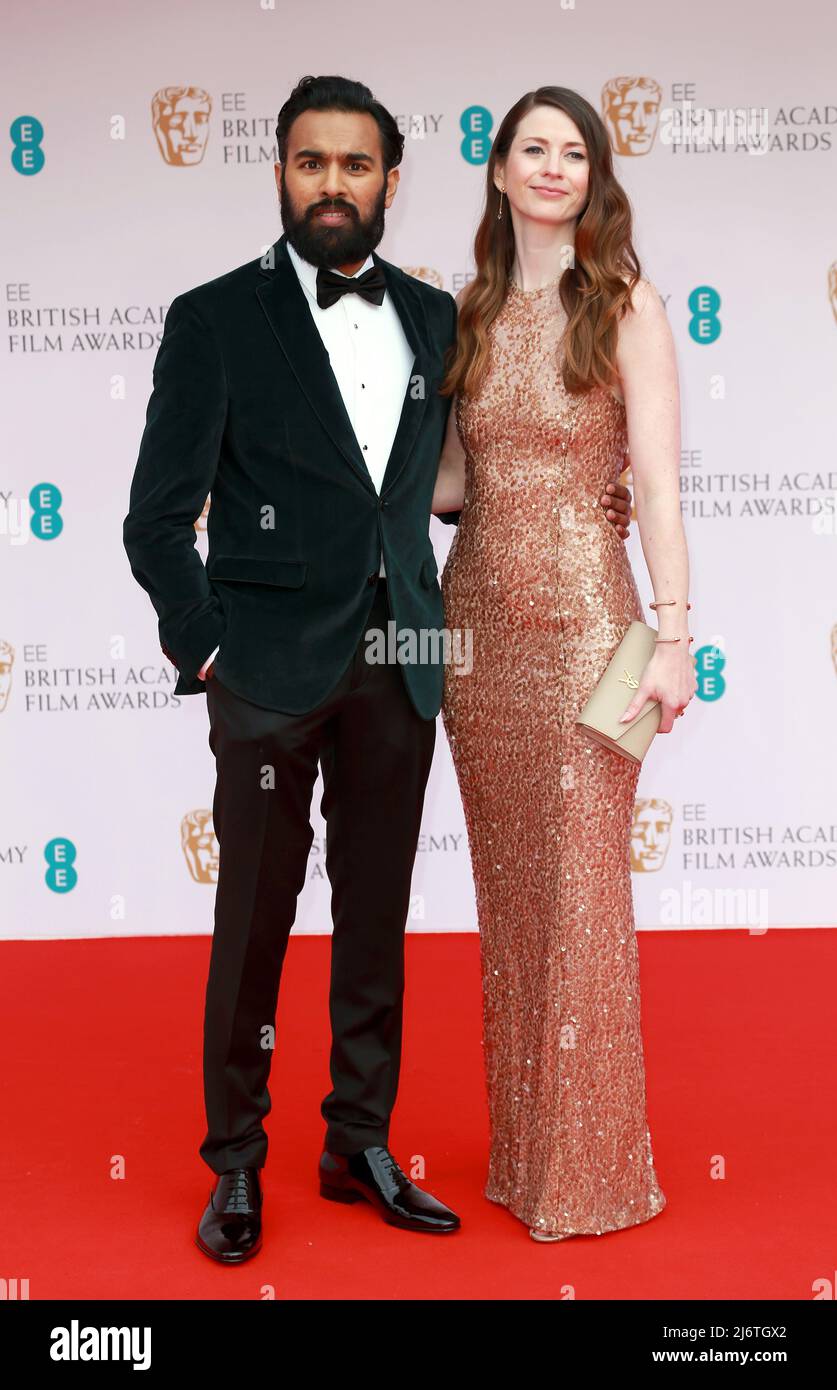 Himesh Patel attends the EE British Academy Film Awards 2022 at Royal ...