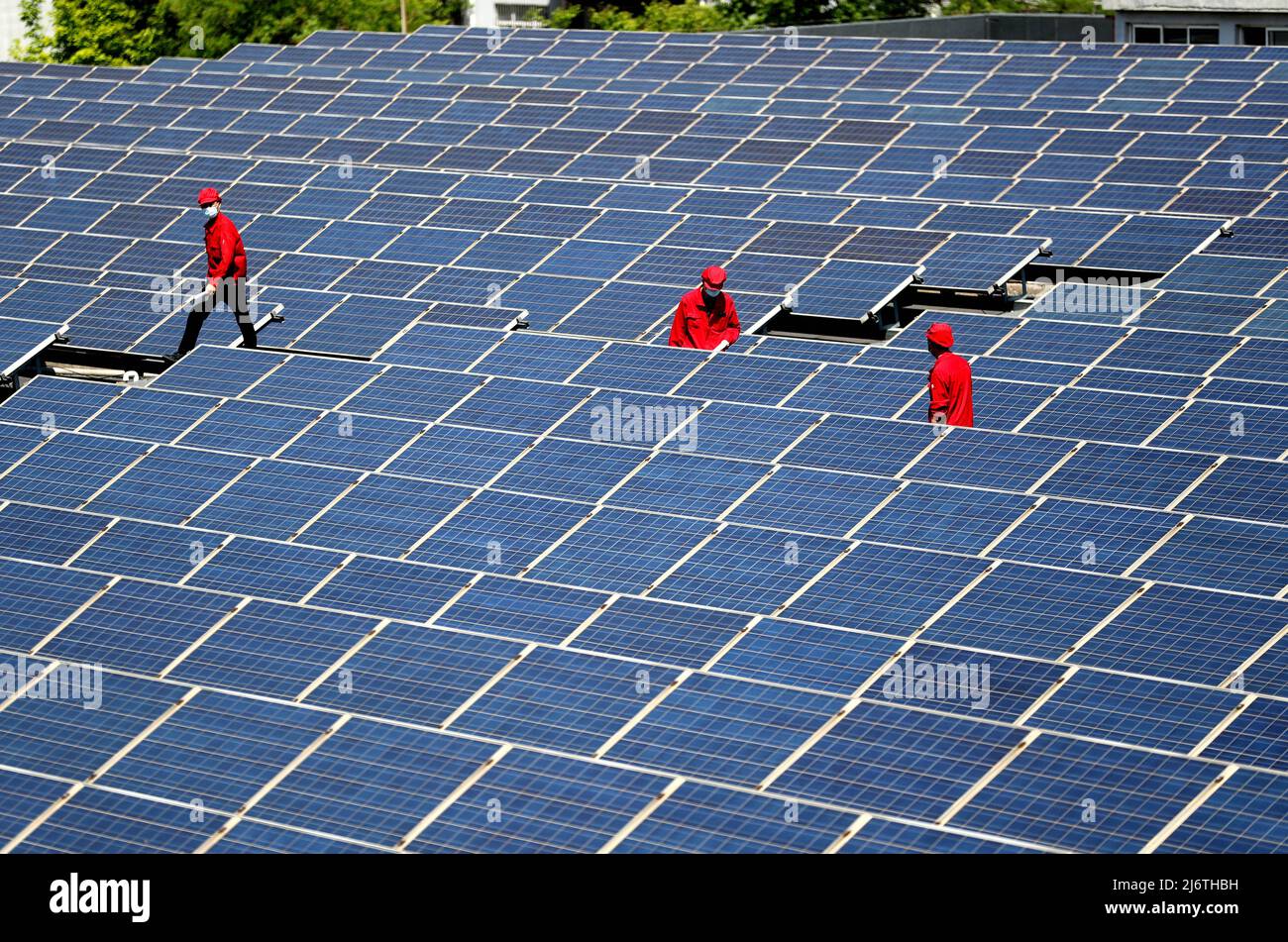 Solar rooftop china hi-res stock photography and images - Alamy