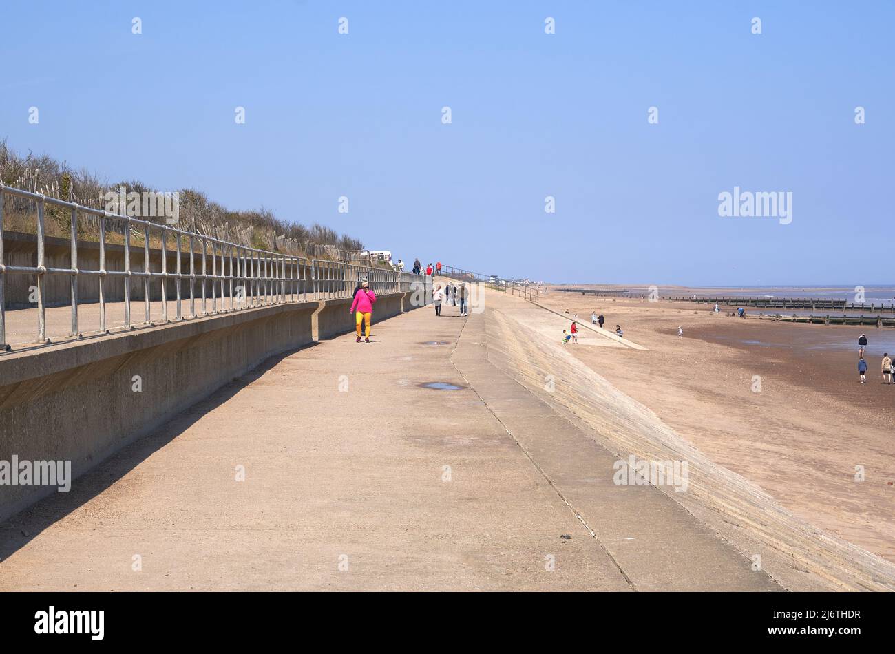 Skegness beach landscape hi-res stock photography and images - Alamy