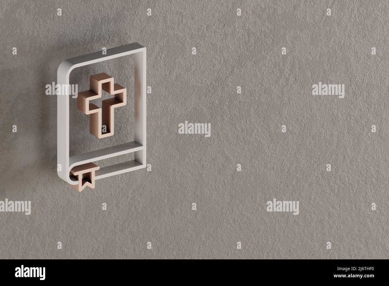 Beautiful abstract illustrations Withe and Golden Bible symbol icons on ...