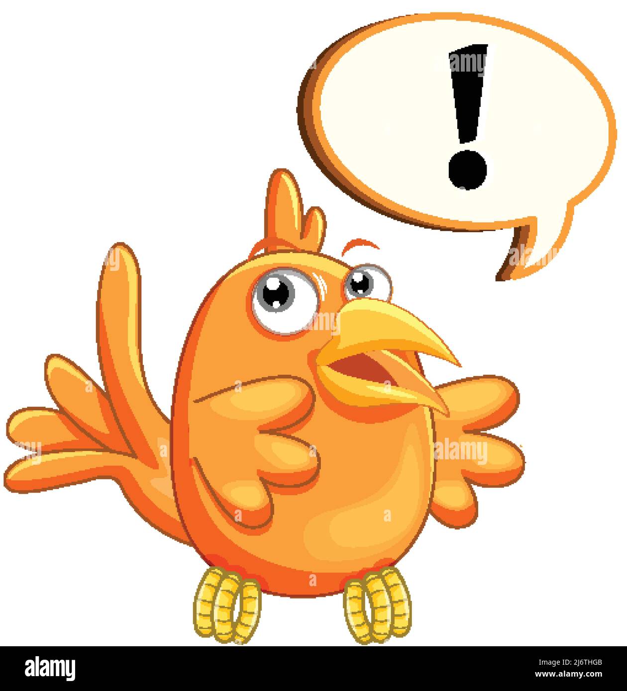 Cartoon flying bird bubble hi-res stock photography and images - Alamy