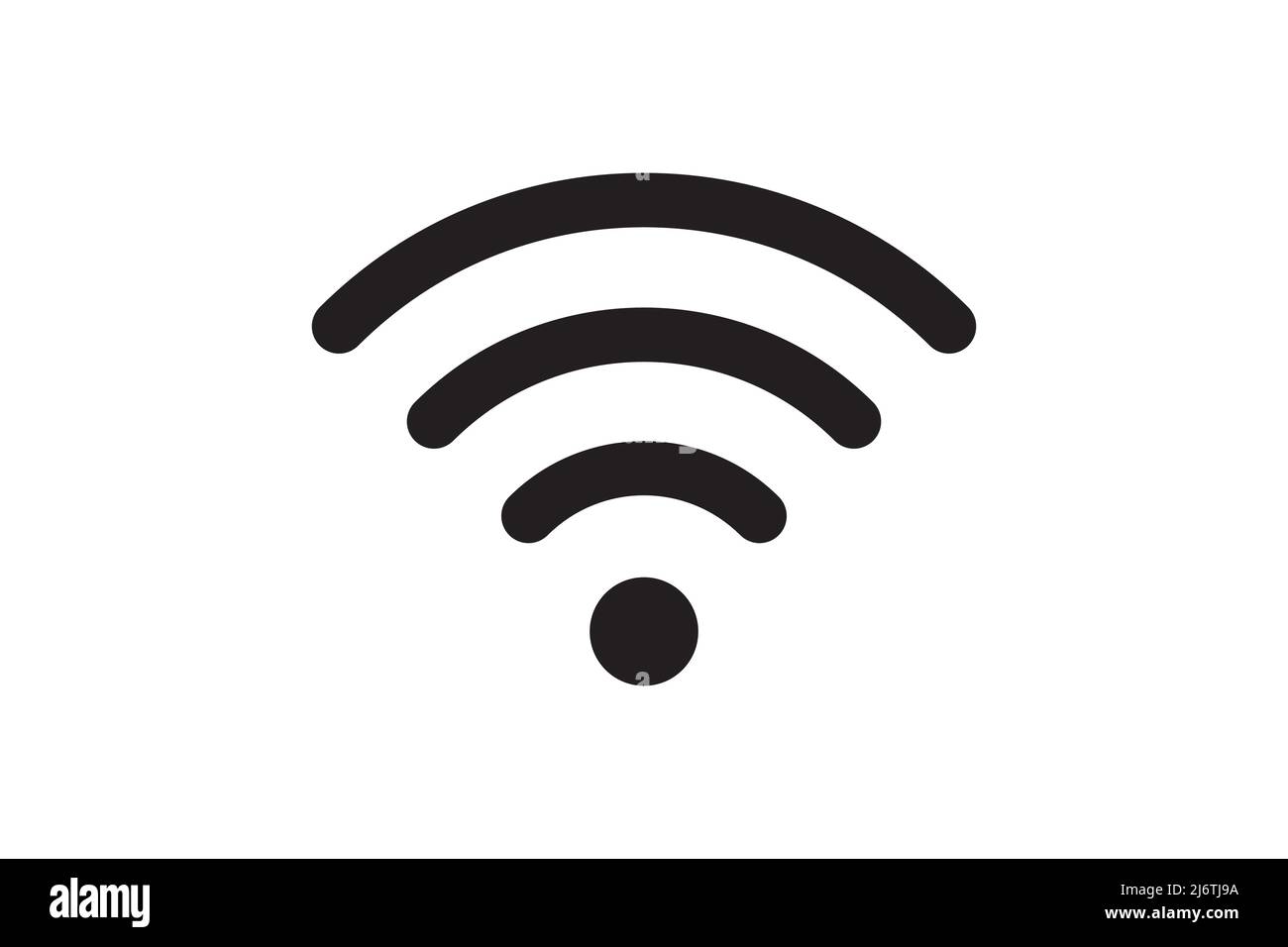 Wi Fi symbol signal connection. Vector wireless internet technology sign. Wifi network ...