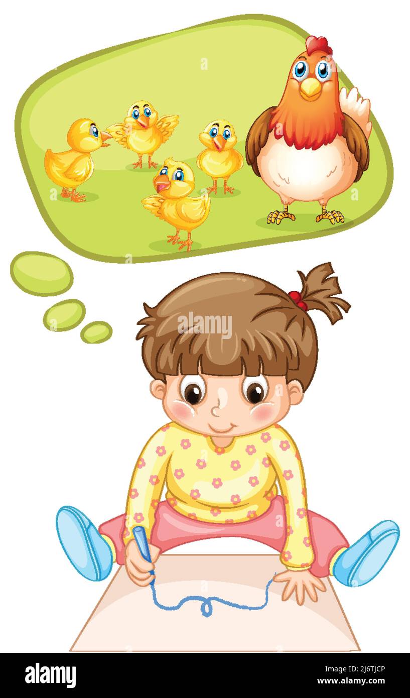 A baby thinking with callouts illustration Stock Vector Image & Art - Alamy