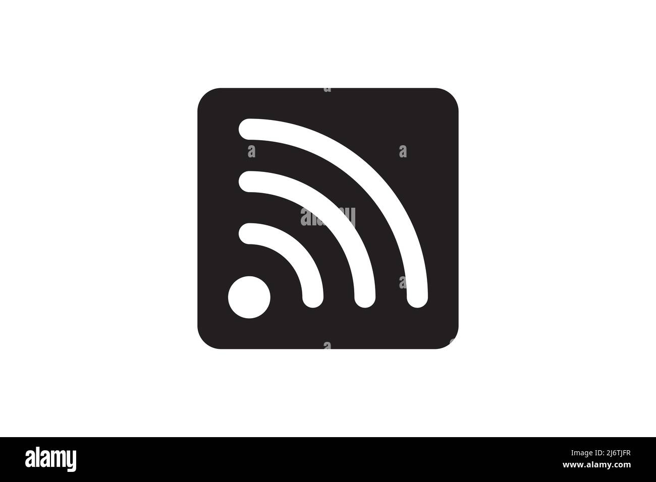 Wi Fi symbol signal connection. Vector wireless internet technology ...