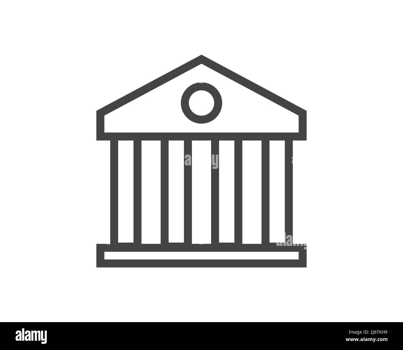 Government icon vector. Building construction symbol. Architecture ...