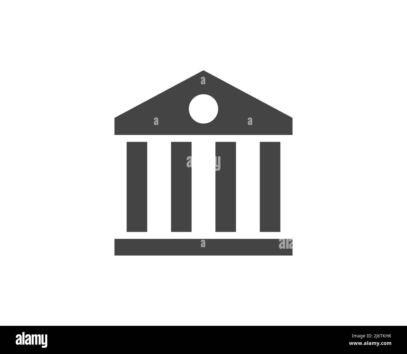 Government icon vector. Building construction symbol. Architecture ...