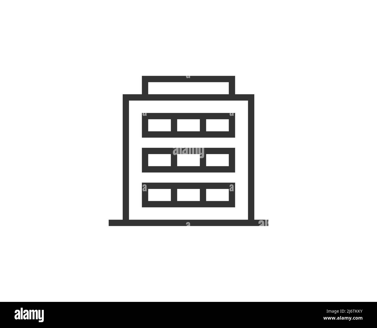 Government icon vector. Building construction symbol. Architecture ...