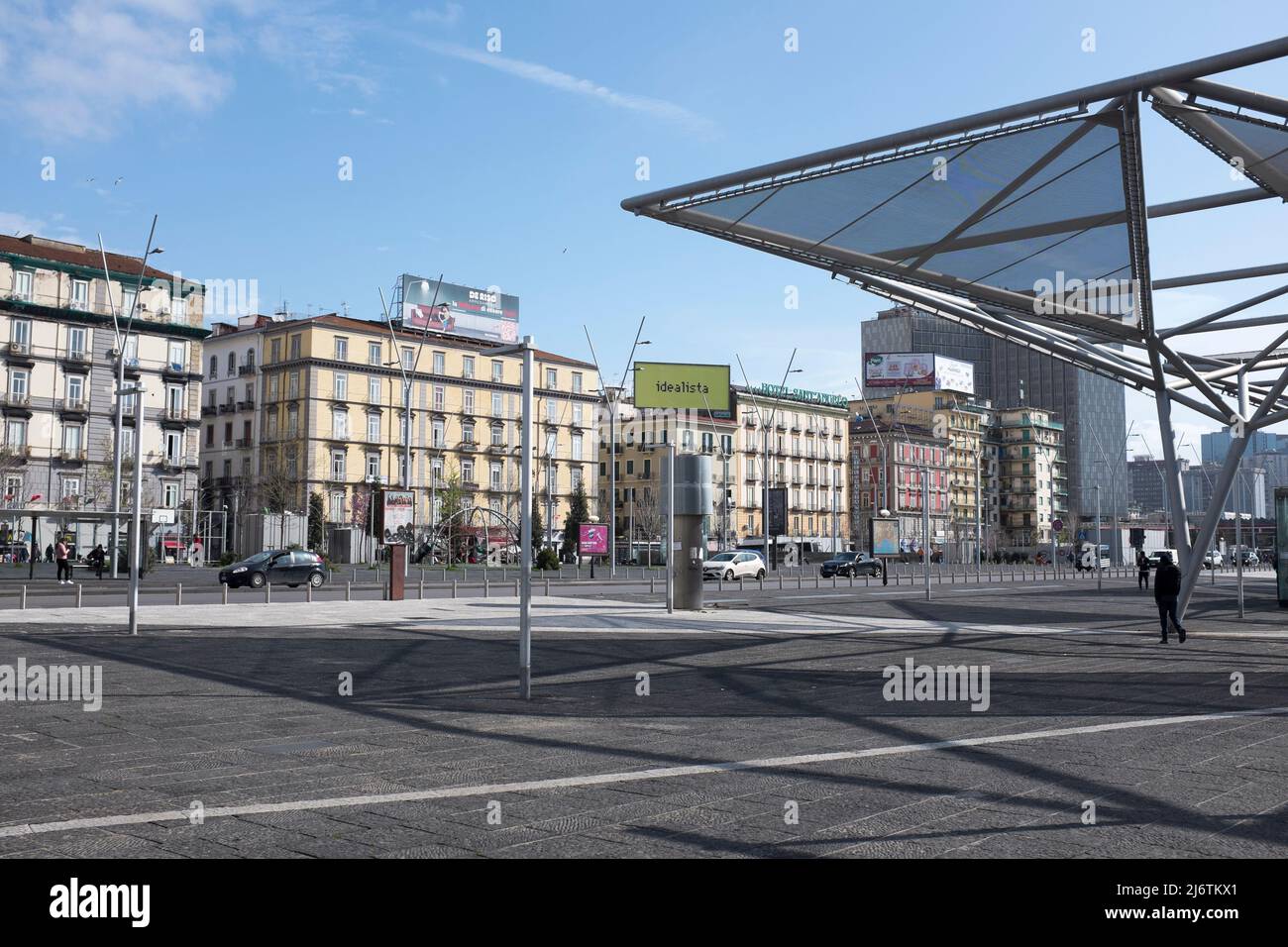 Piazza Garibaldi Naples Italy Stock Photo - Alamy