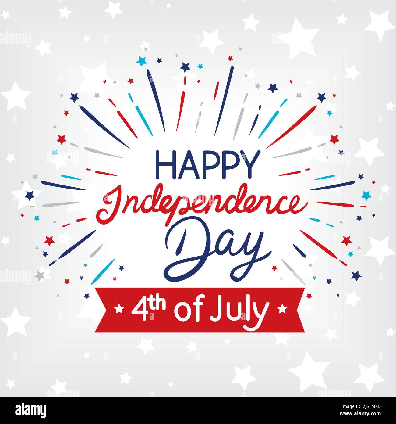 happy Independence day lettering Stock Vector Image & Art - Alamy