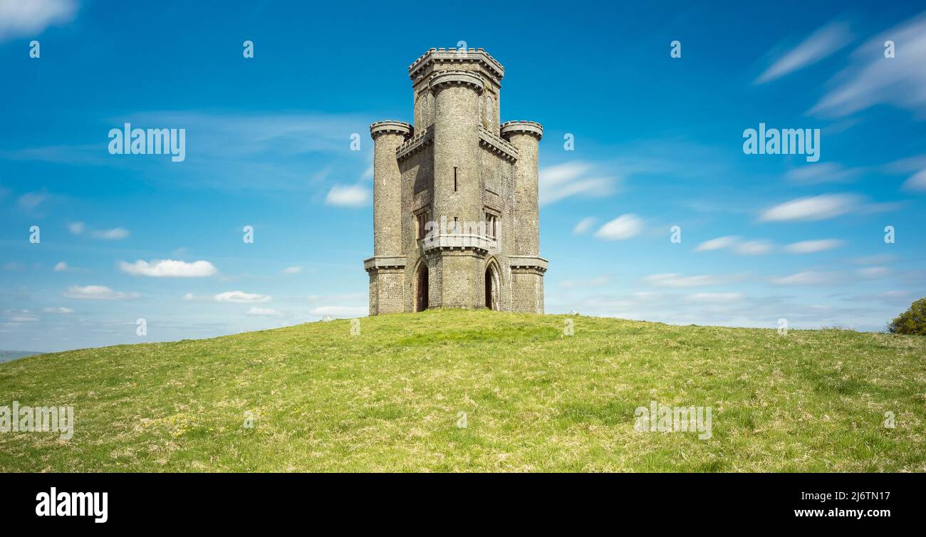 Paxton Tower. A folly in Carmarthenshire Stock Photo - Alamy