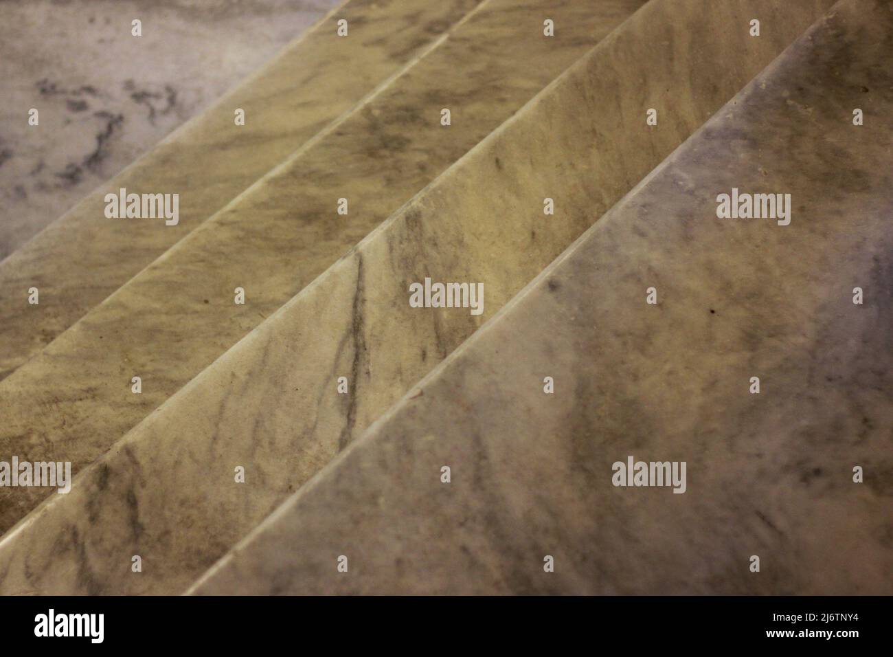 Stunning vintage natural stone marble staircase Stock Photo - Alamy