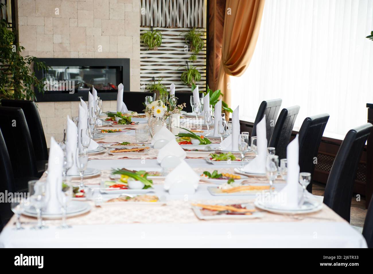 Detail wedding banquet tables hi-res stock photography and images - Alamy