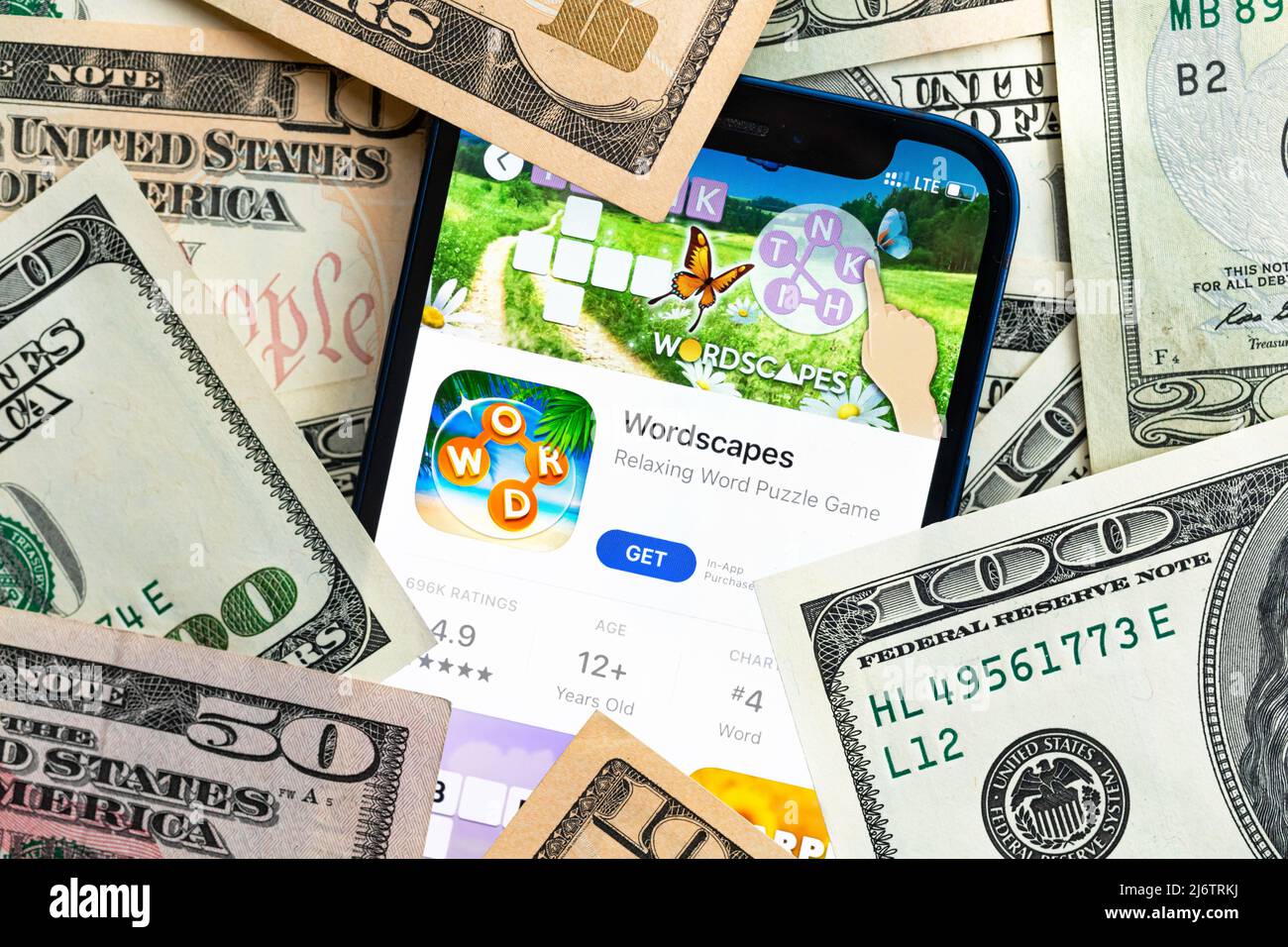 Wordscapes game hi-res stock photography and images - Alamy