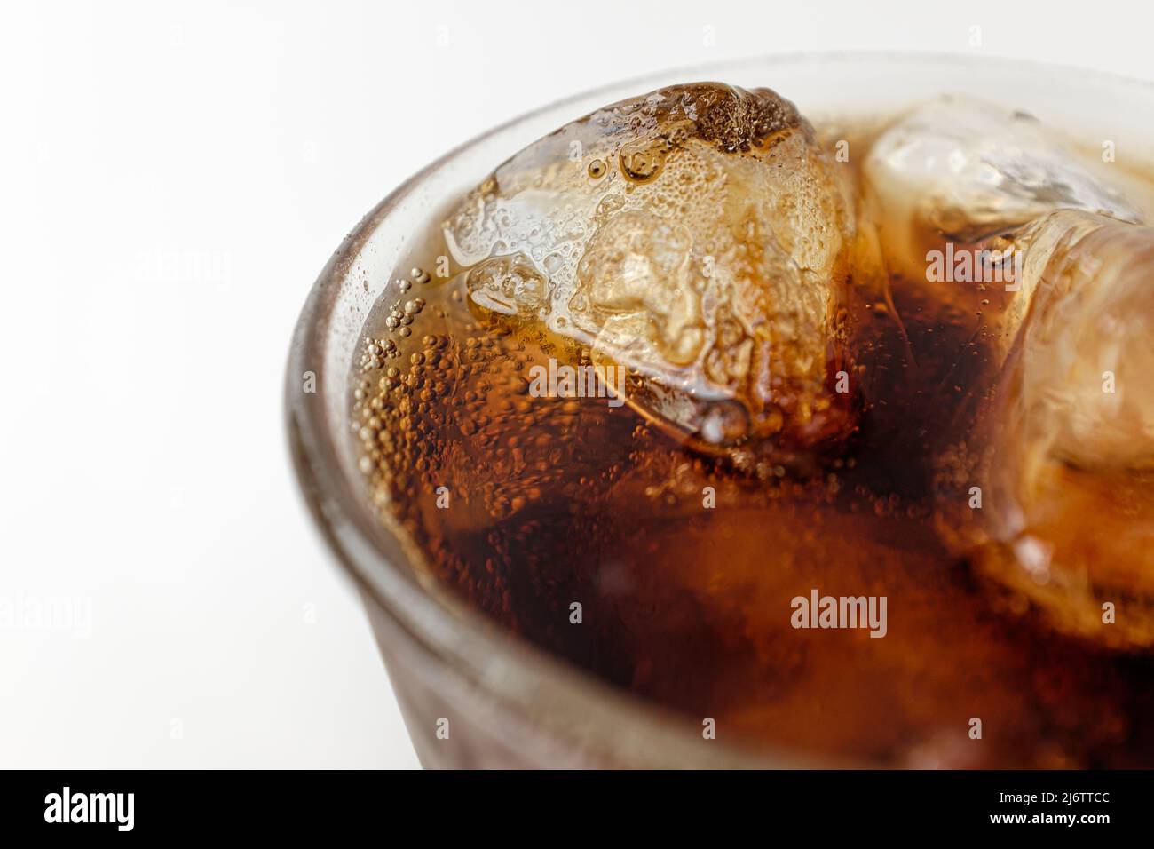 cola on a white background Stock Photo - Alamy
