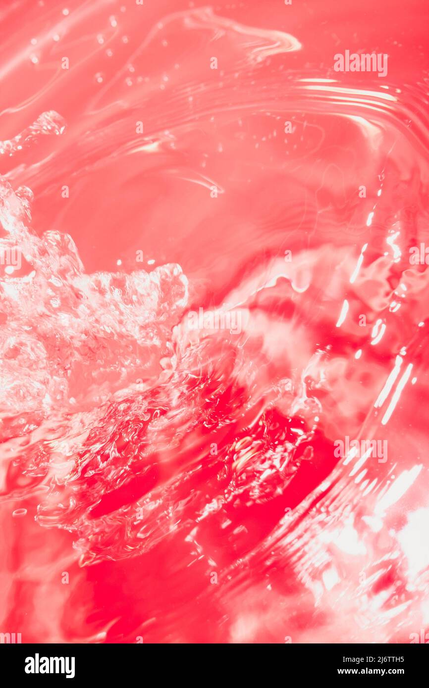 Red abstract chaotic backgroud with seamless pattern. Red liquid ...