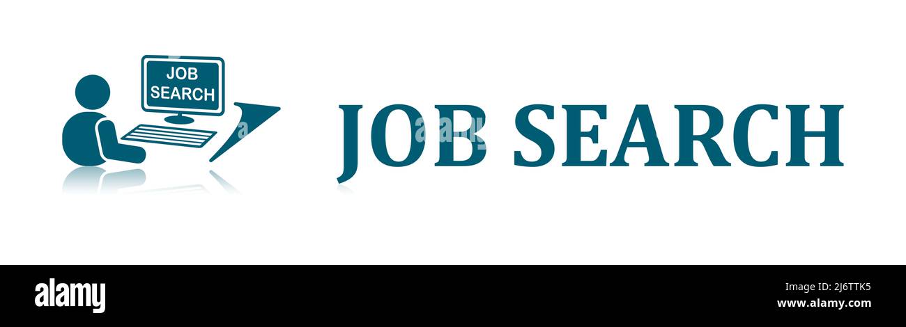 Illustration of a job search concept Stock Photo - Alamy