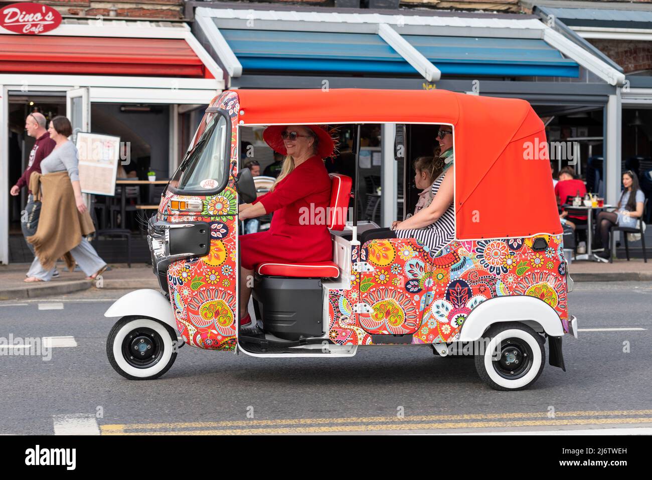 Female rickshaw rider hi-res stock photography and images - Alamy