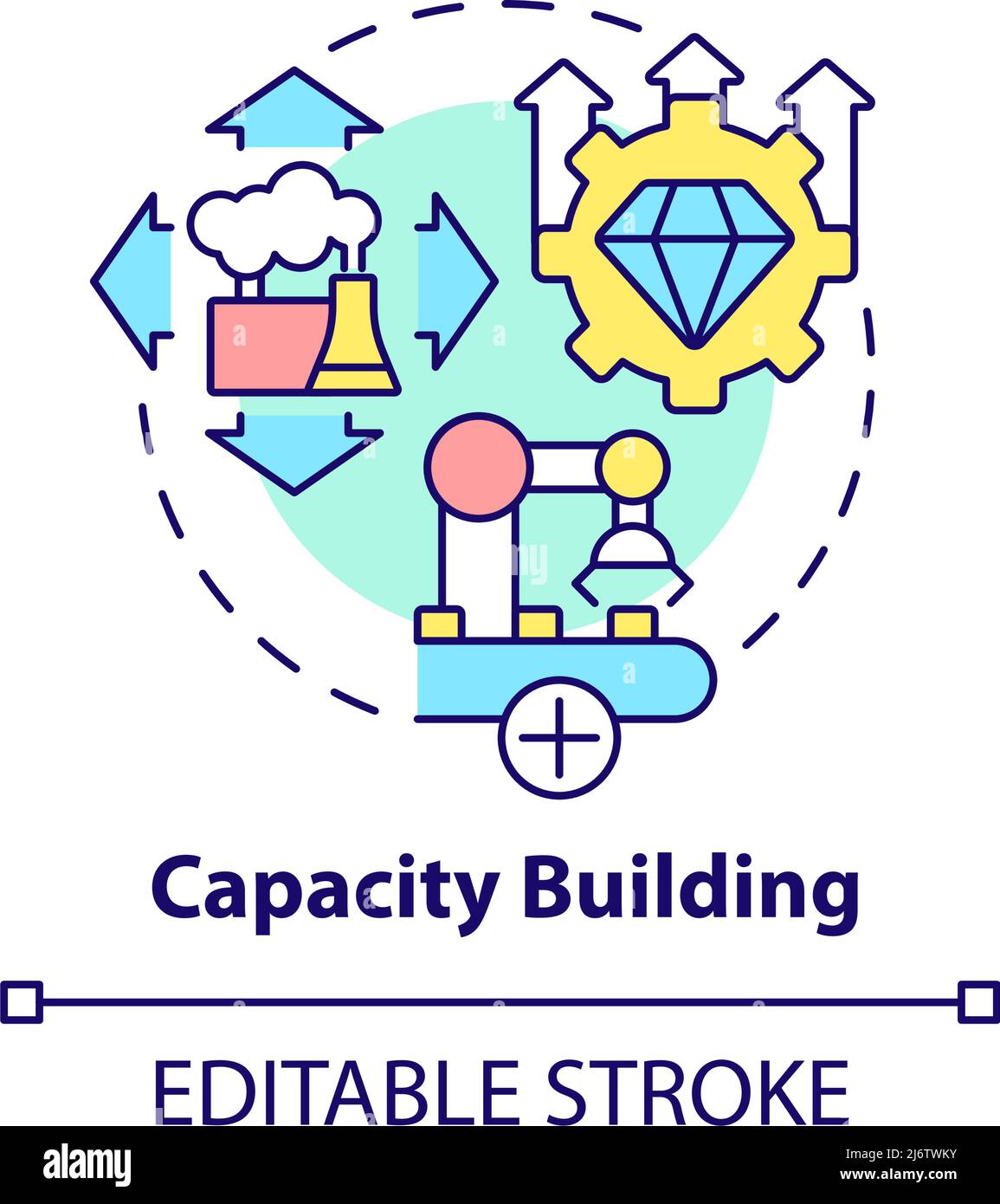 Capacity building concept icon Stock Vector Image & Art - Alamy