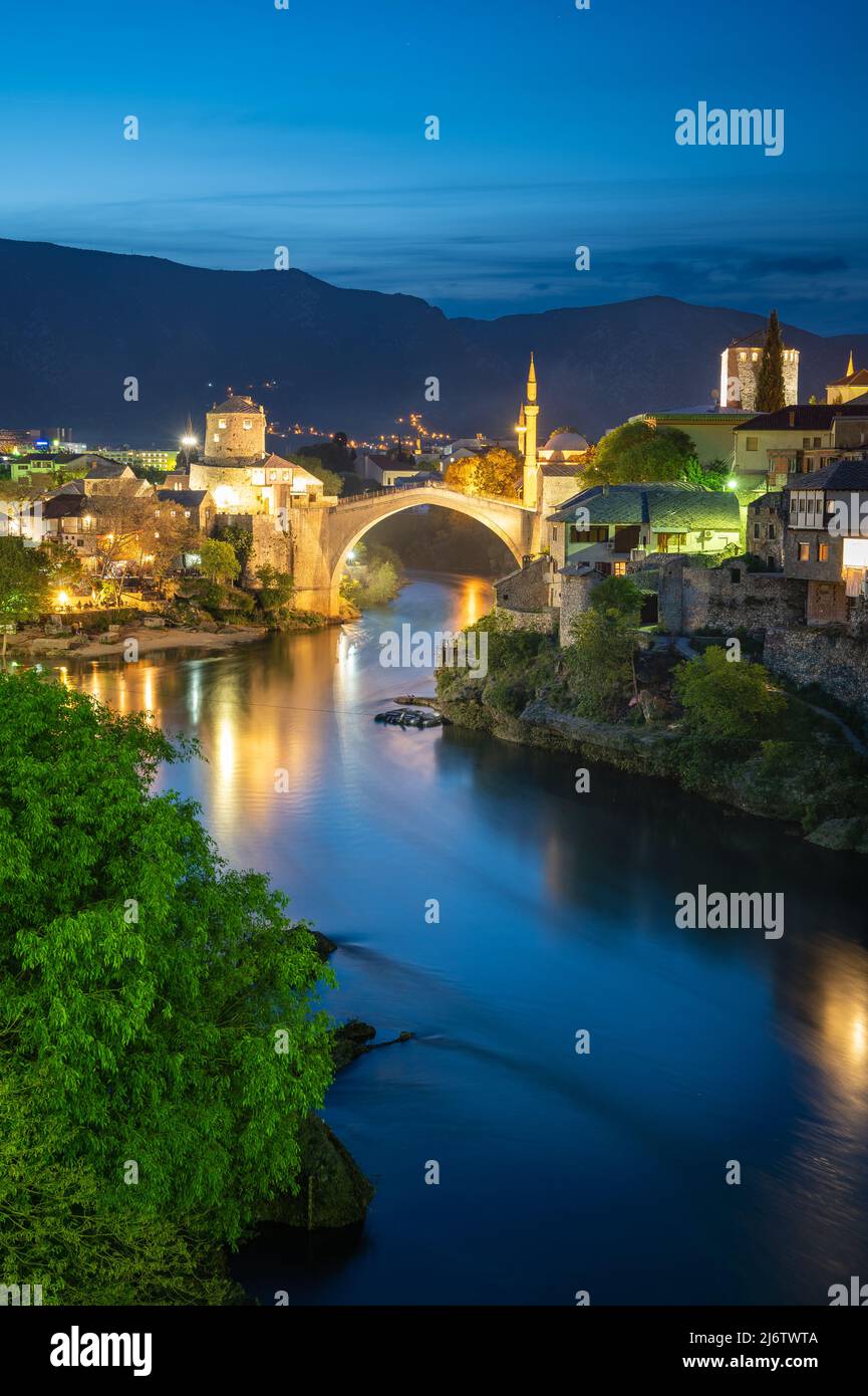 Mostar night hi-res stock photography and images - Alamy