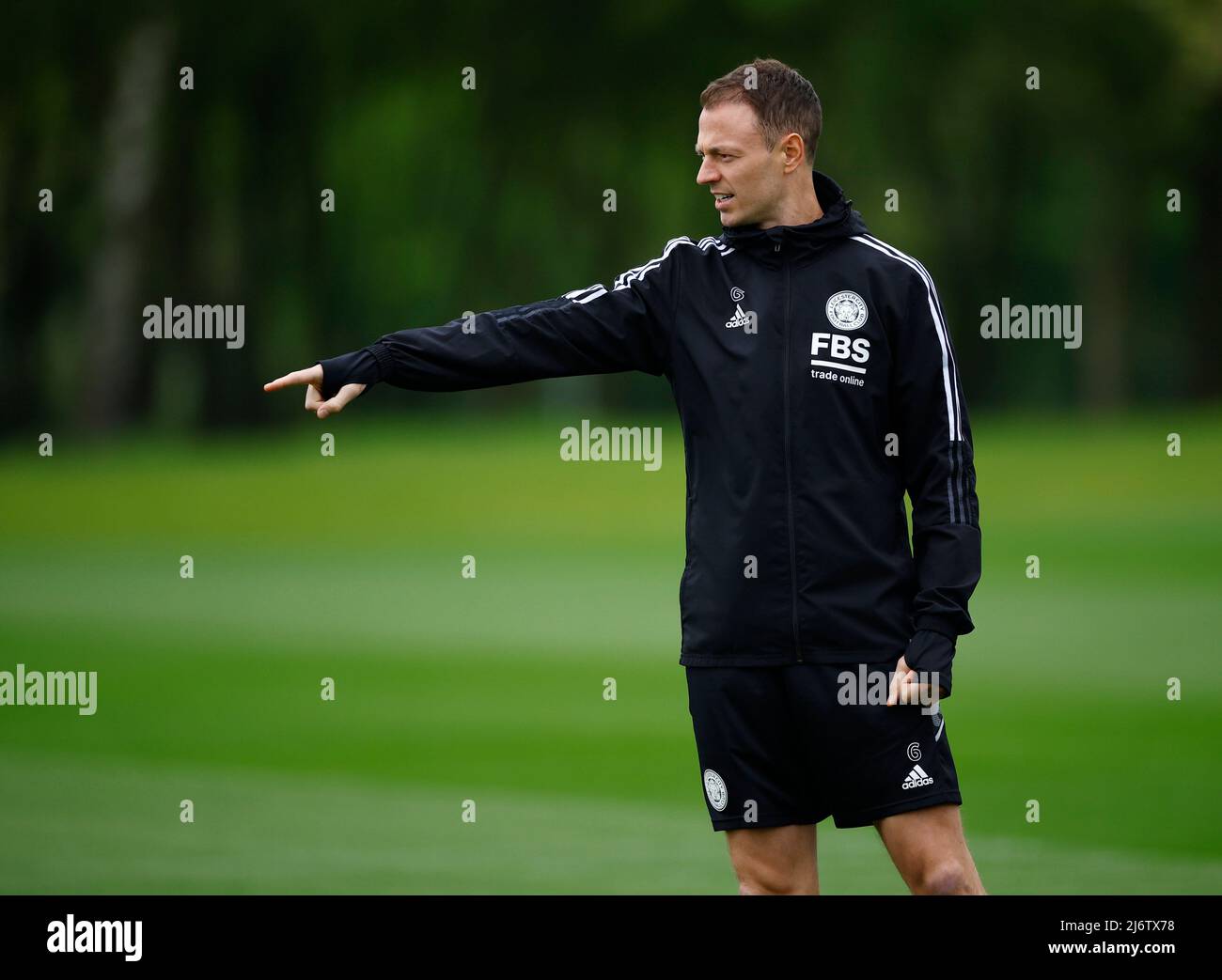 Jonny evans leicester training hi-res stock photography and images - Alamy