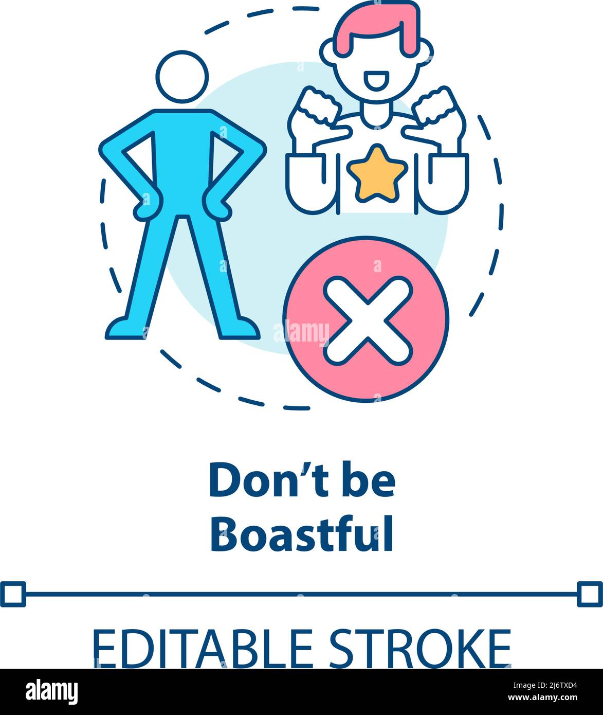 Boastful Stock Vector Images - Alamy