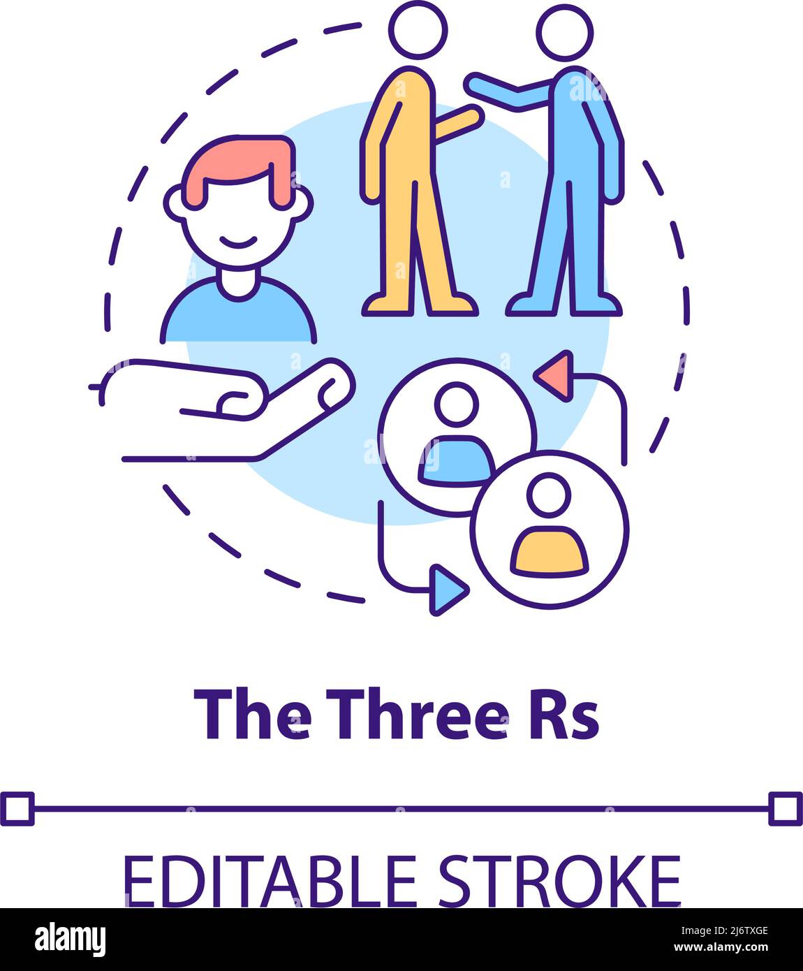 Three Rs concept icon Stock Vector Image & Art - Alamy