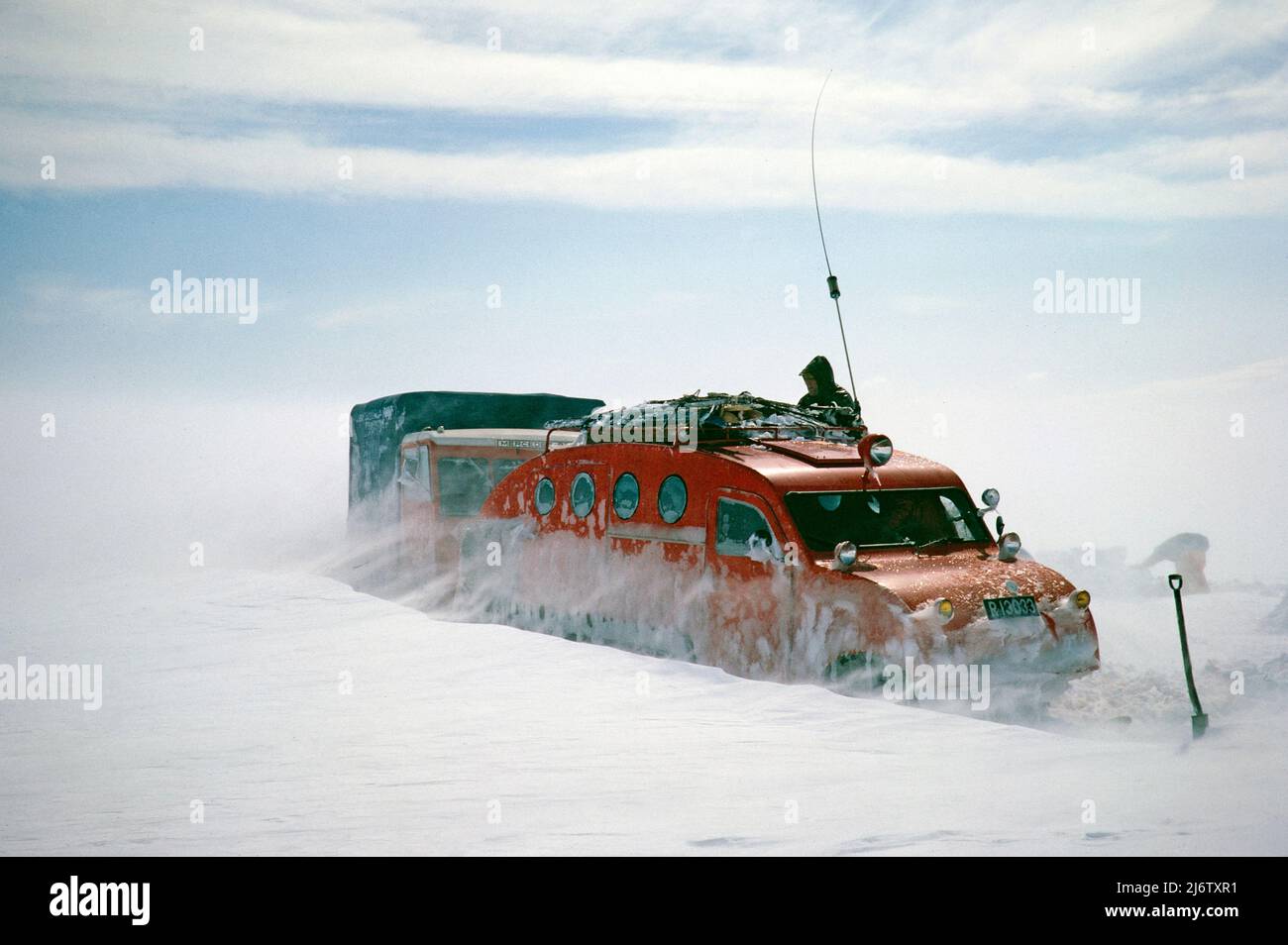 GUSI Bombardier B 12 snowmobile vehicle, Gudmundur Jonasson tour ...
