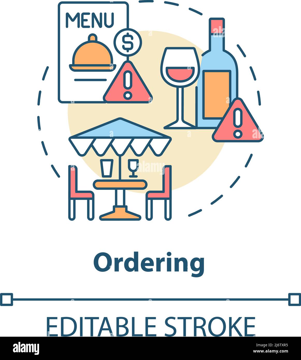 Ordering concept icon Stock Vector Image & Art - Alamy