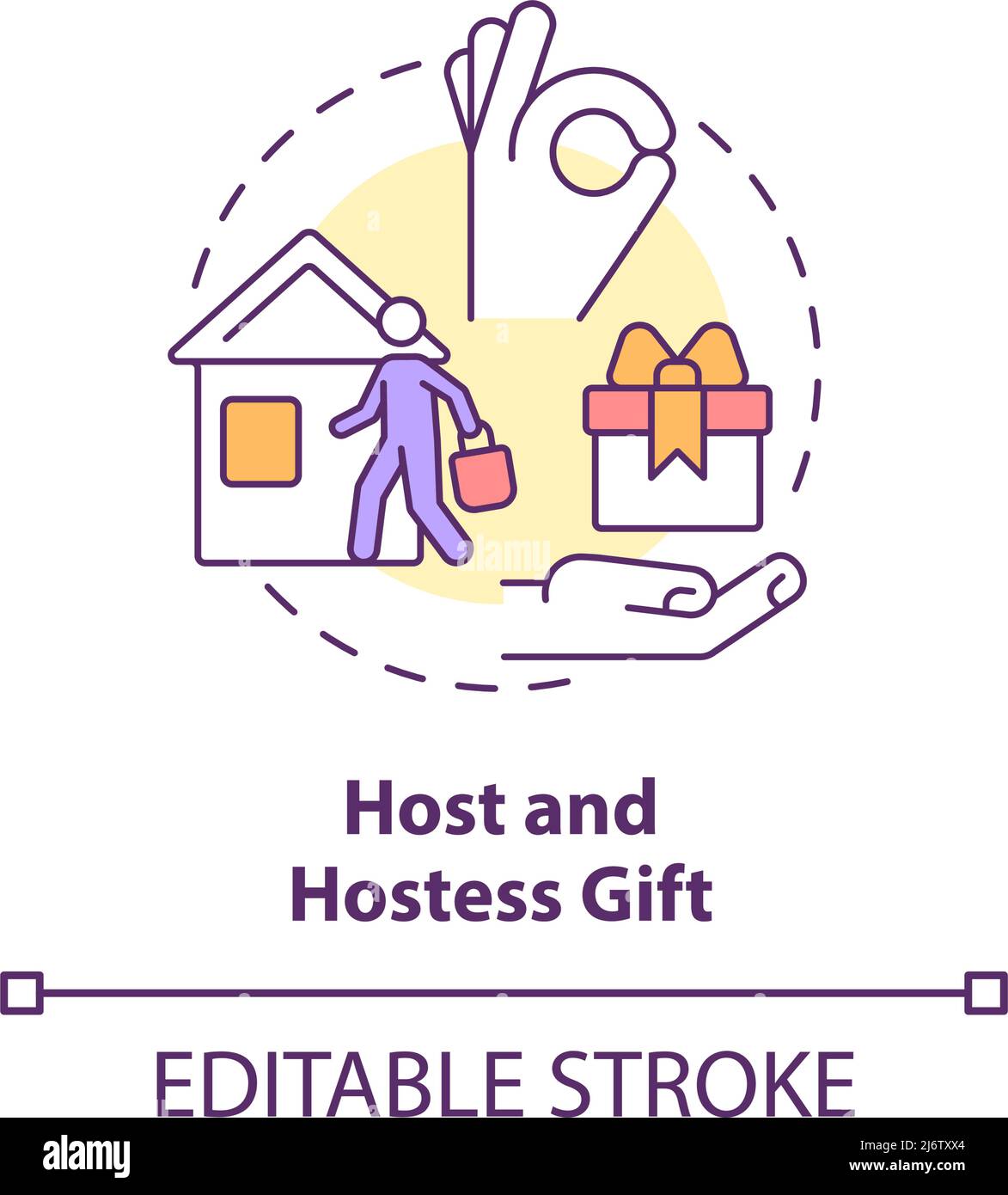 Hostess dinner party Stock Vector Images - Alamy