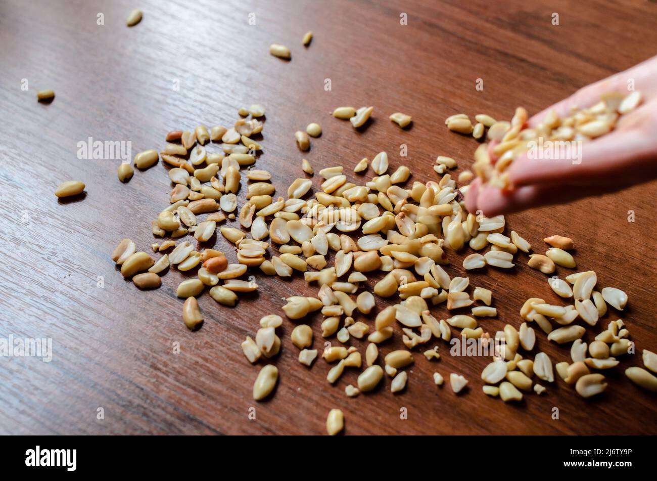 Spilled peanuts hi-res stock photography and images - Alamy
