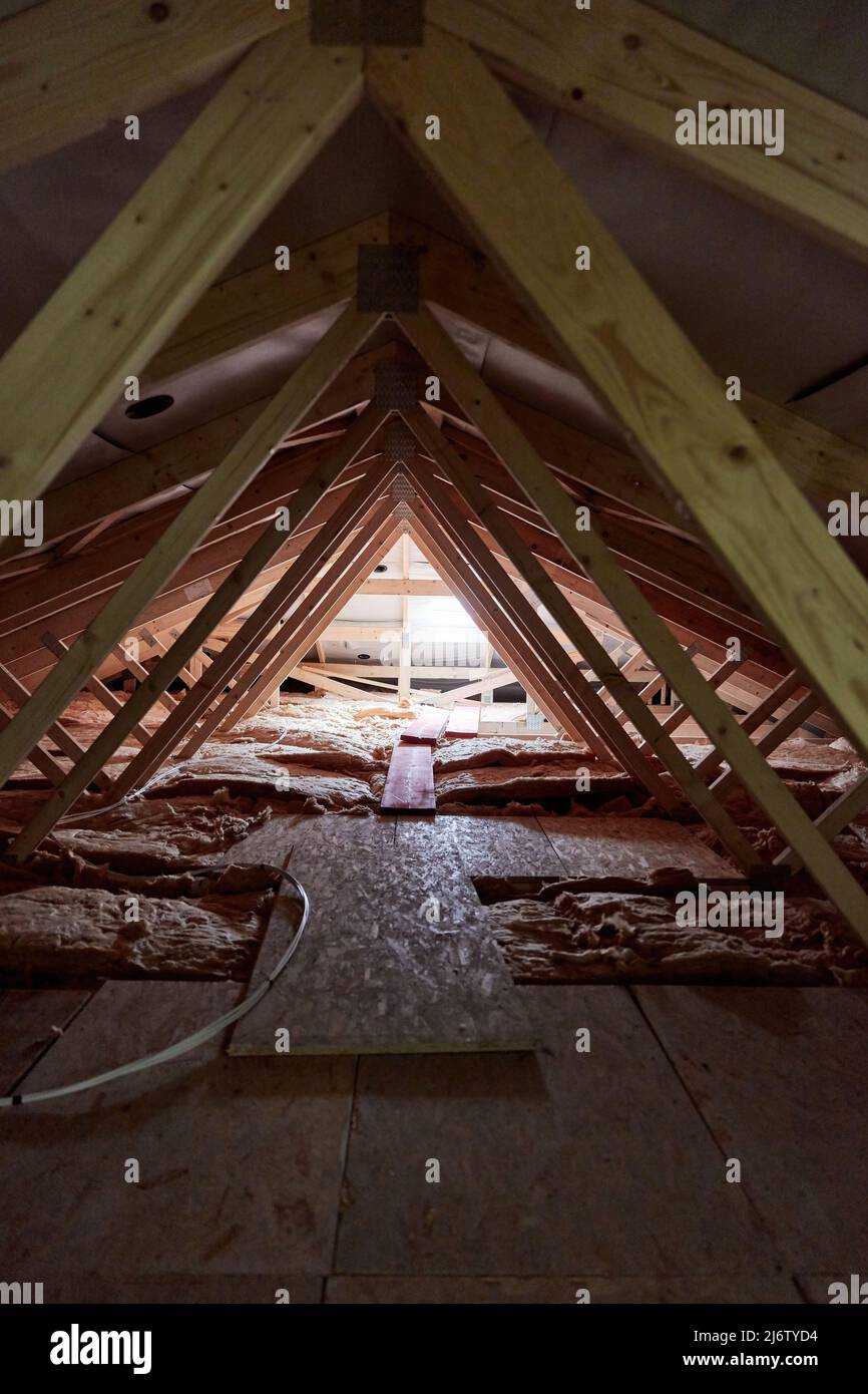 Attic Ceiling Adding New Attic Insulation And Floors » The Money Pit