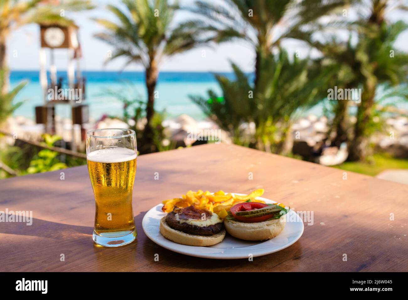 Beer sea food menu hi-res stock photography and images - Alamy