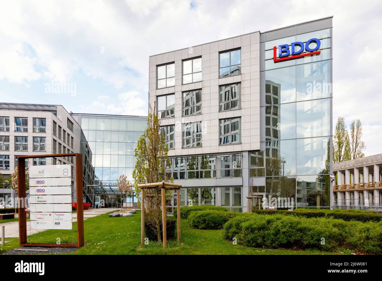 BDO audit firm in Dusseldorf-Golzheim Stock Photo - Alamy
