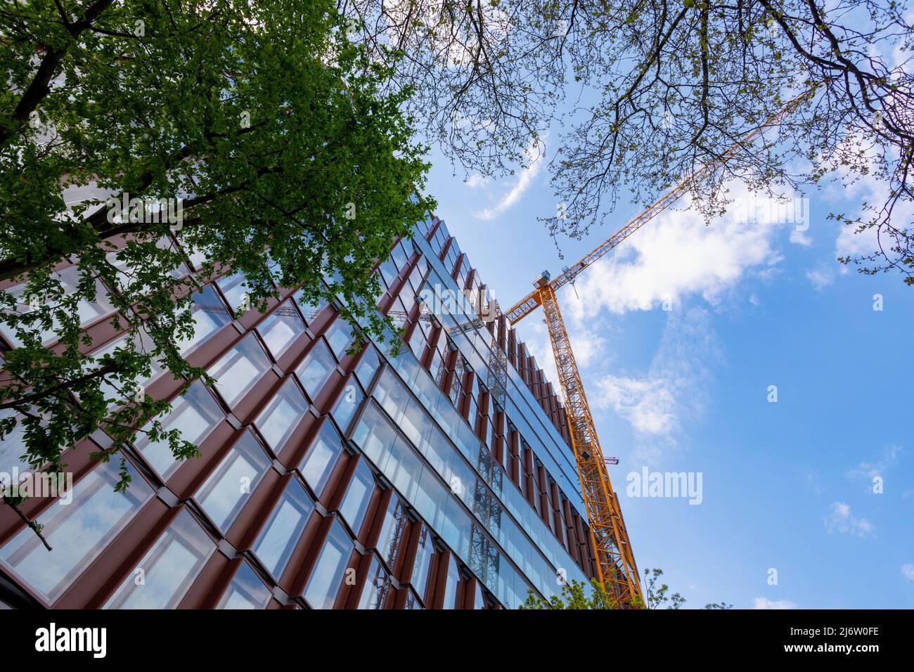 Construction site of the Eclipse office building by the architects ...