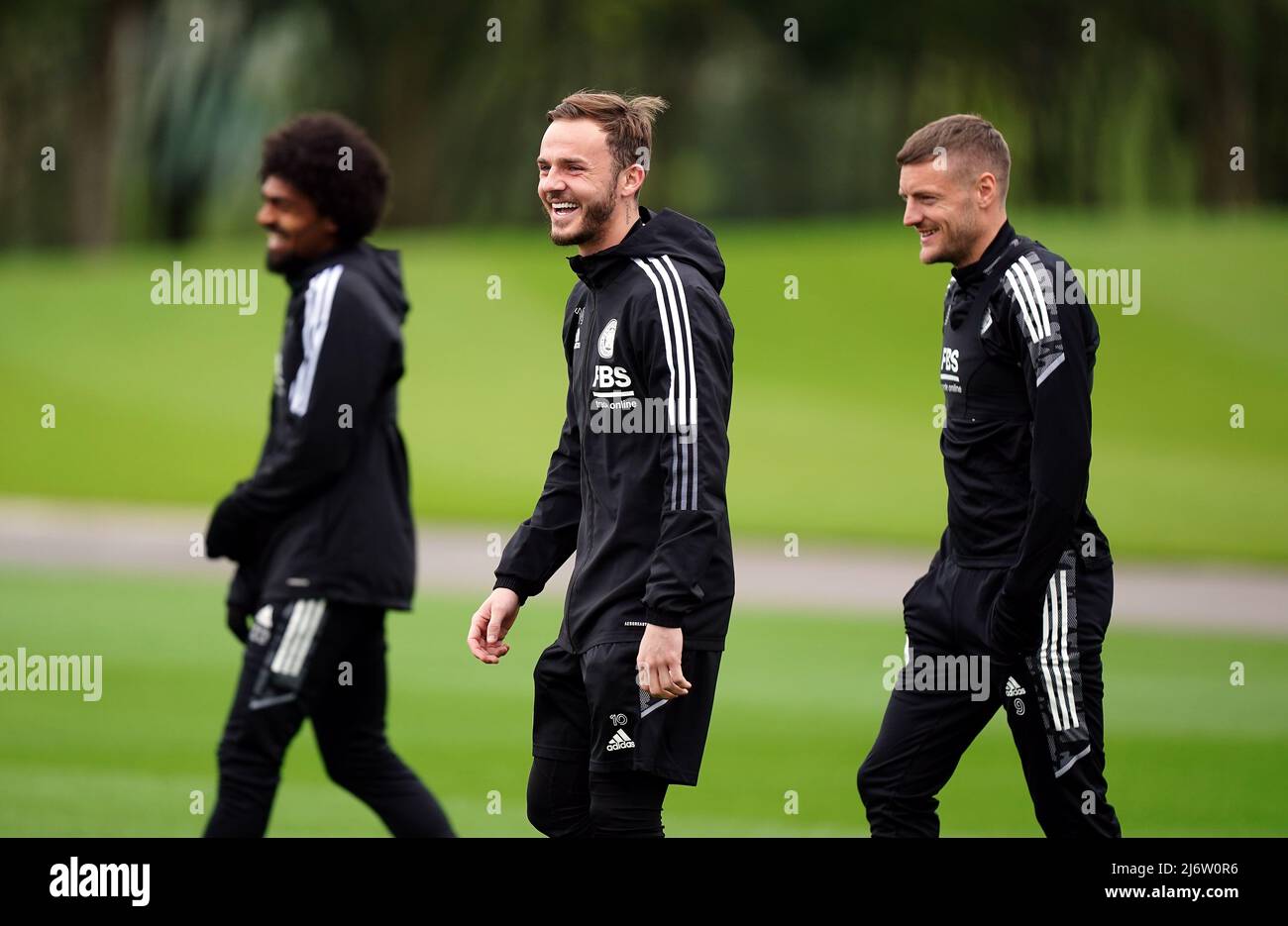 Leicester City's James Maddison during a training session at the LCFC ...