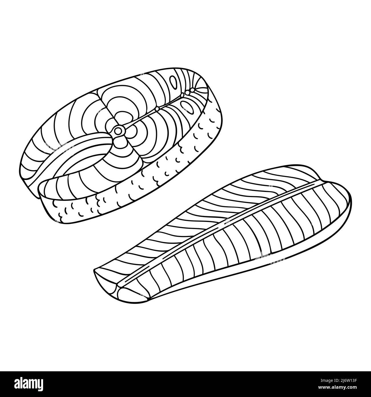 Drawing fish food on Stock Vector Images - Alamy