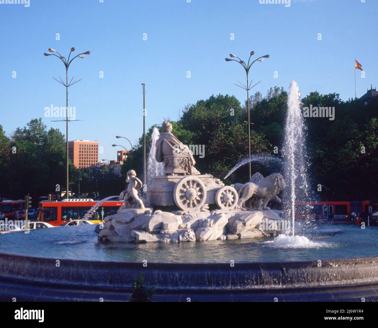 FUENTE DE CIBELES REALIZADA ENTRE 1777 Y 1782 SITUADA EN LA PLAZA QUE ...