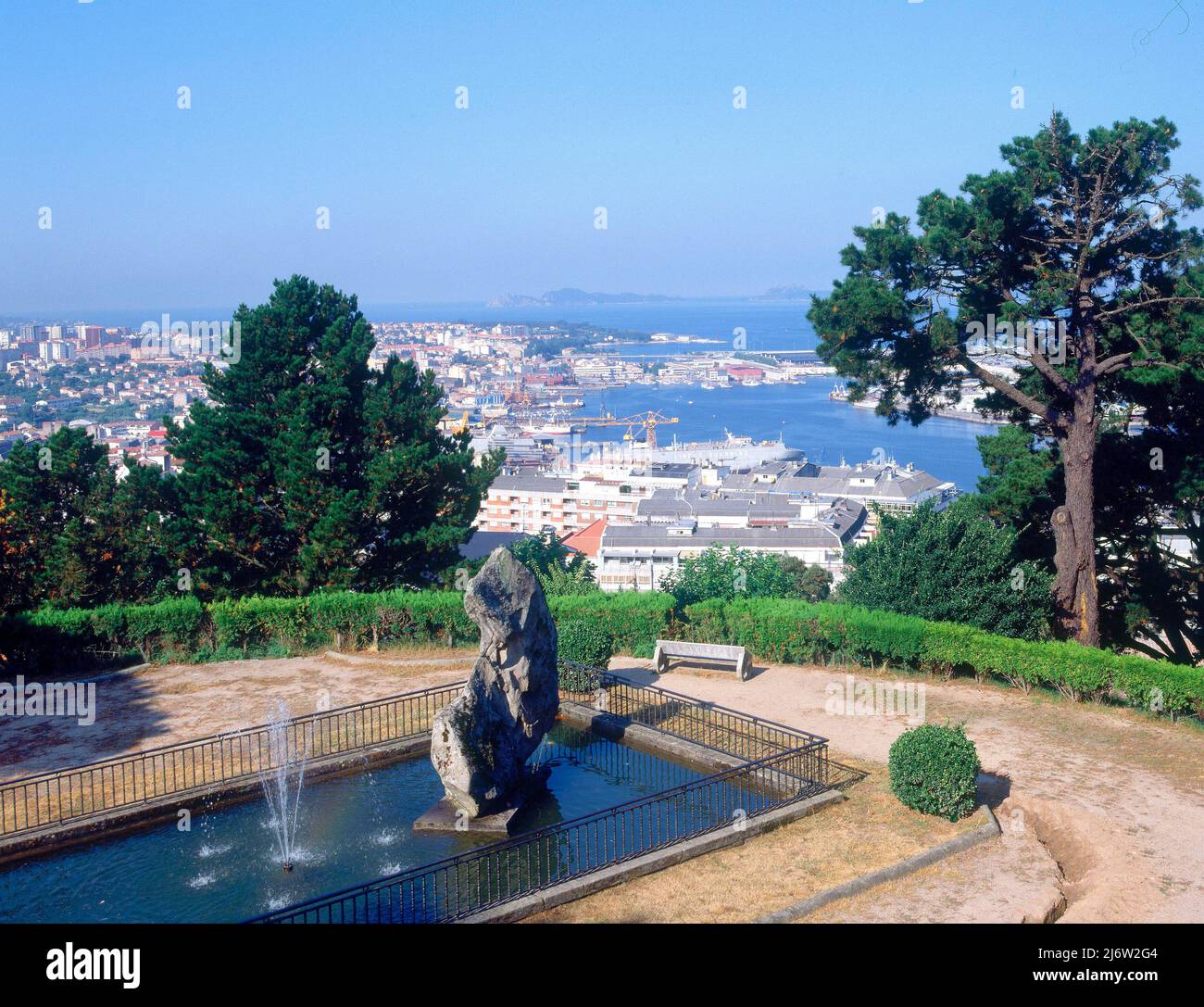 PANORAMICA DE VIGO DESDE EL PARQUE DEL CASTRO. Location: EXTERIOR. VIGO ...