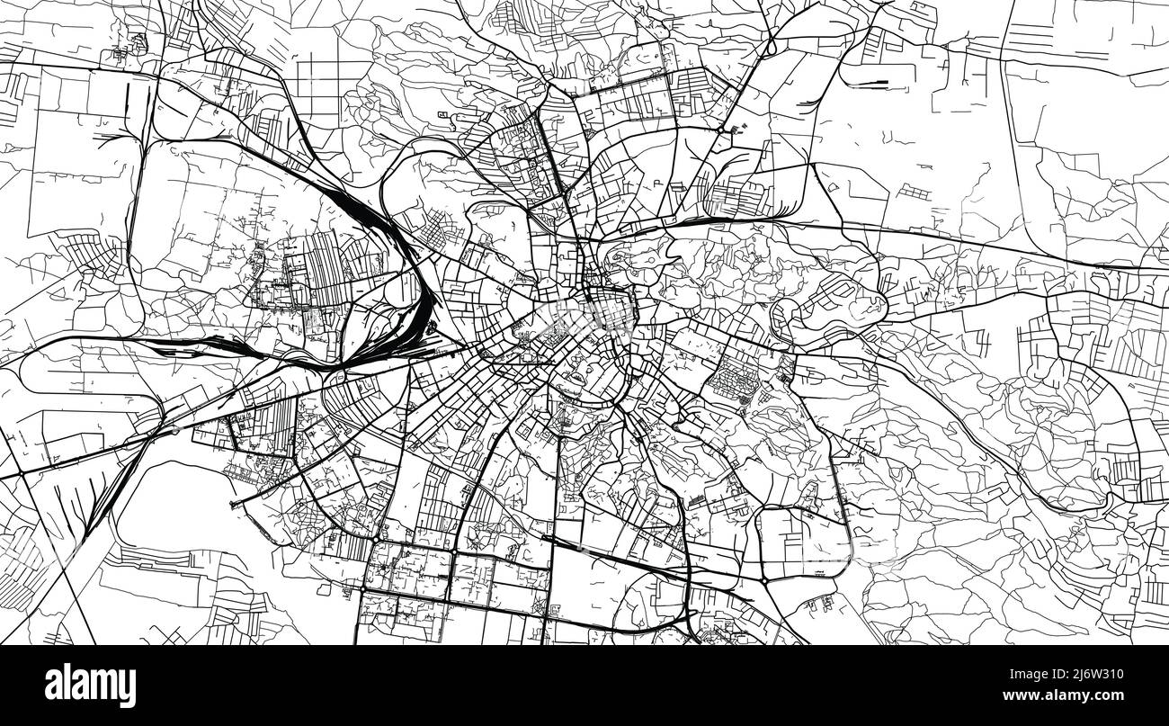 Urban vector city map of Lviv, Ukraine, Europe Stock Vector Image & Art ...