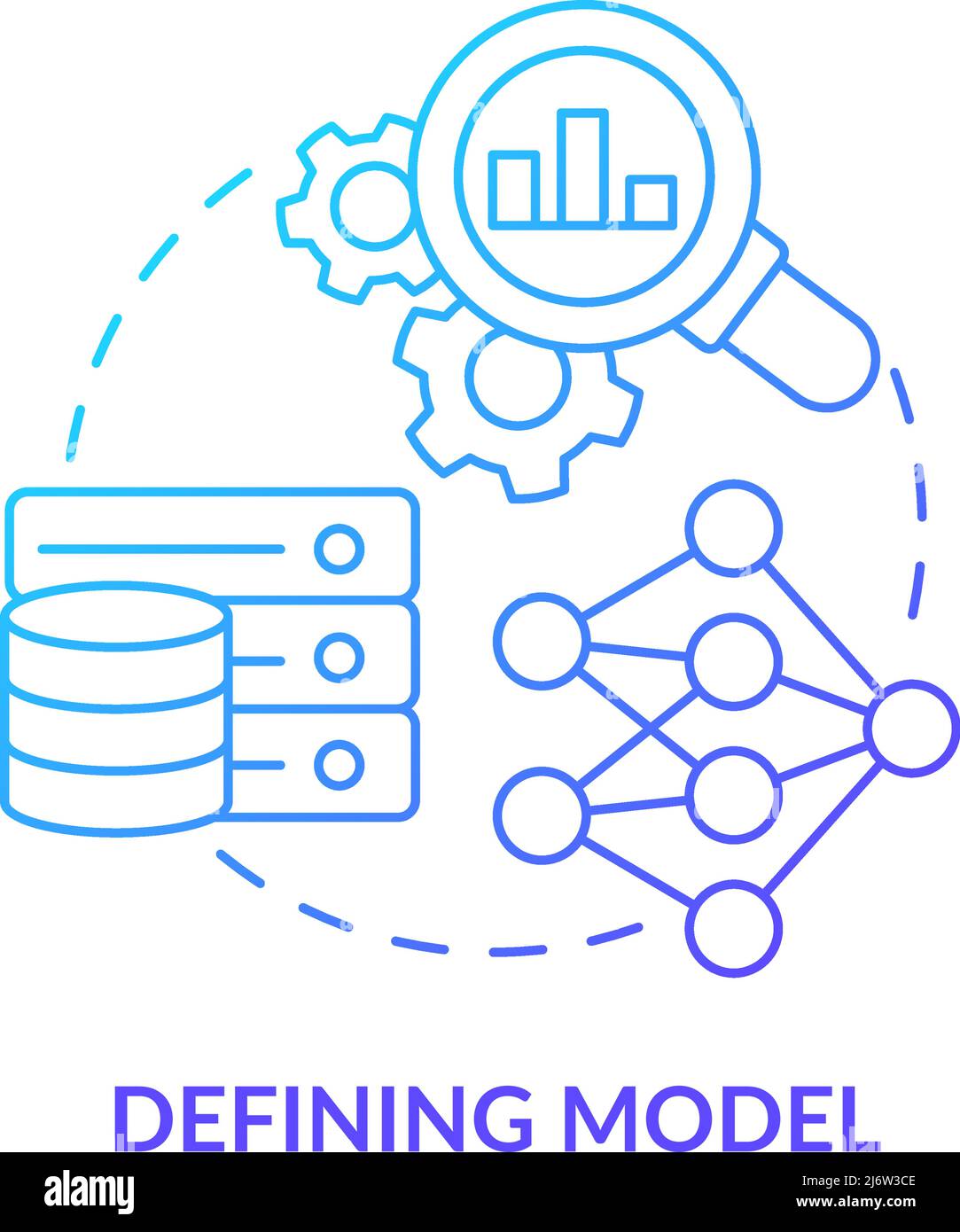 Defining model blue gradient concept icon Stock Vector Image & Art - Alamy Defining model blue gradient concept icon Stock Vector Image & Art - Alamy