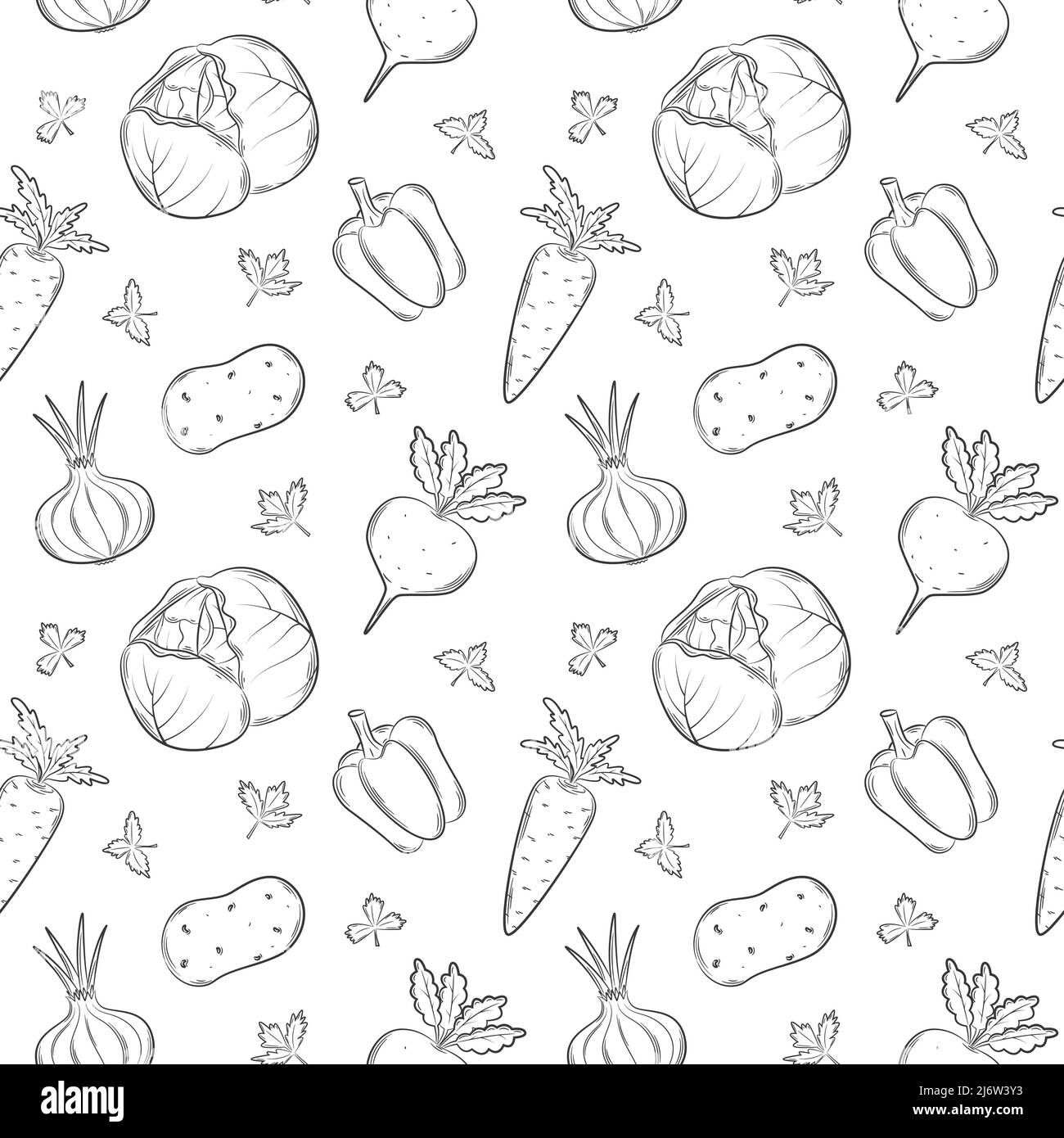 Potato pattern vector vectors Black and White Stock Photos & Images - Alamy