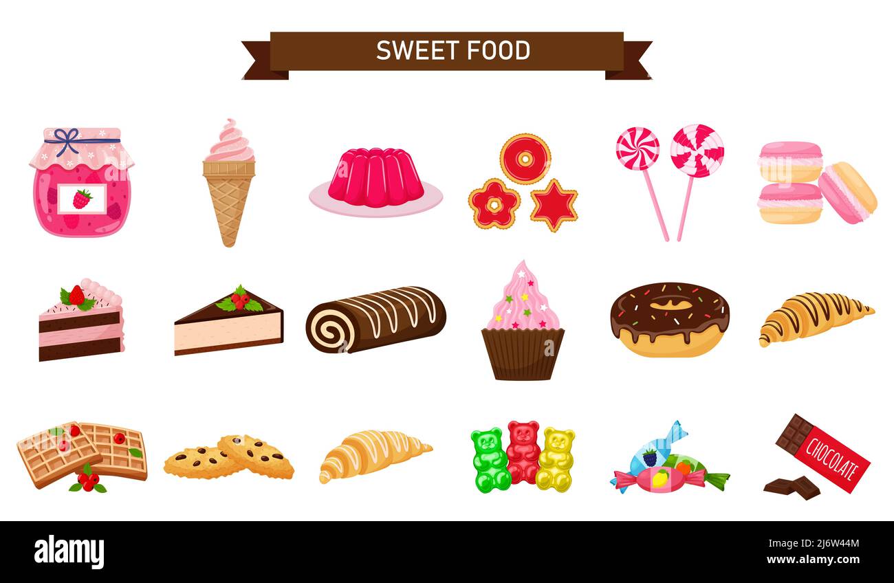 Delicious cupcake candy in Stock Vector Images - Alamy